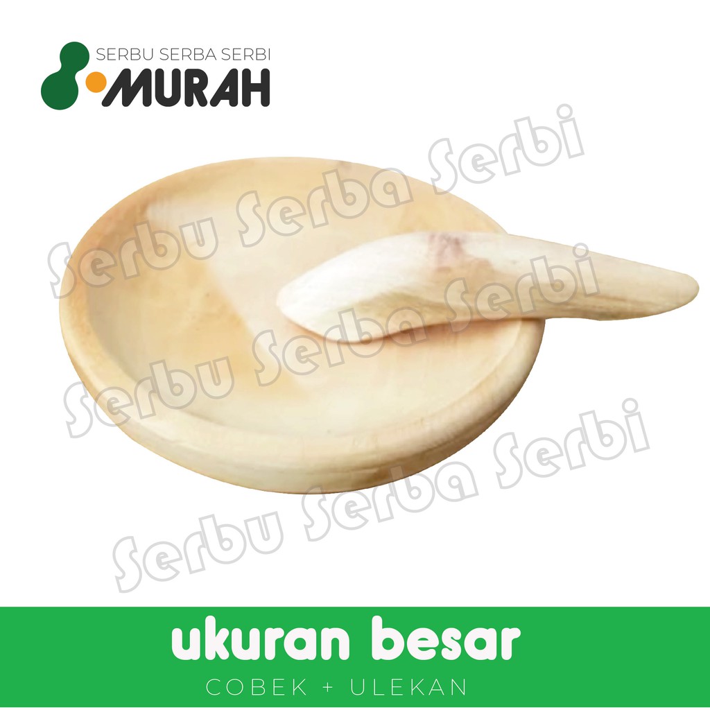 Serbu ราคาถูก - Cobek Wood Ulekan (ไม่มีสี) ขนาดเล็ก ...