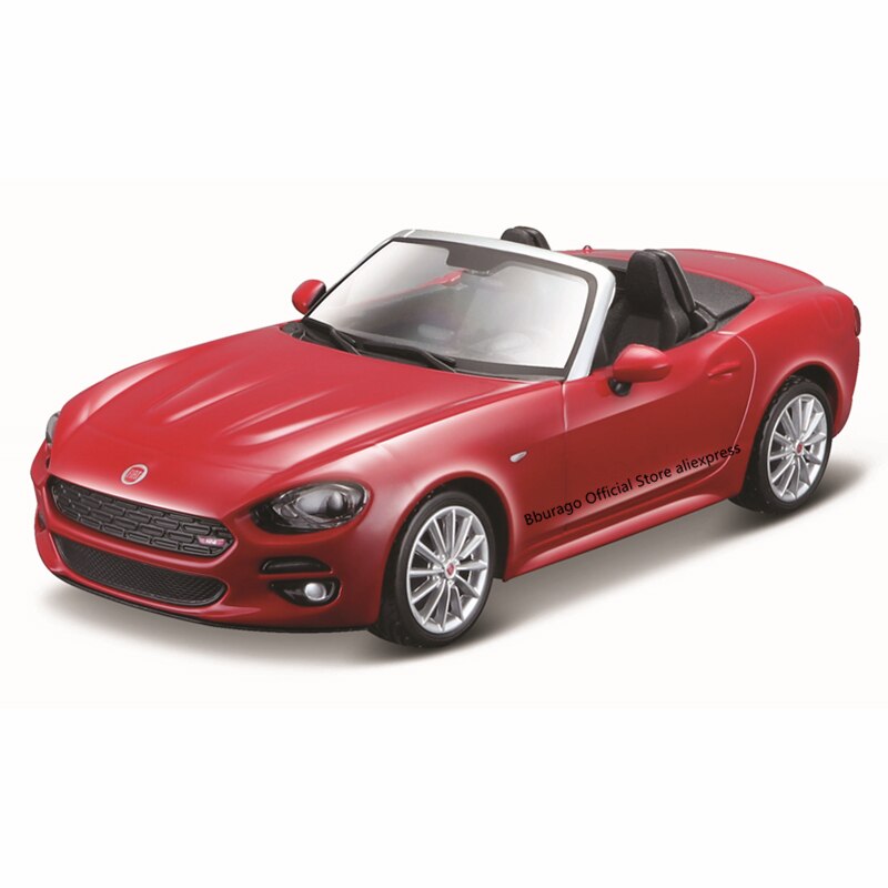 Bburago 1:24 Scale Fiat 124 Sider alloy racing car Alloy Luxury Vehicle ...