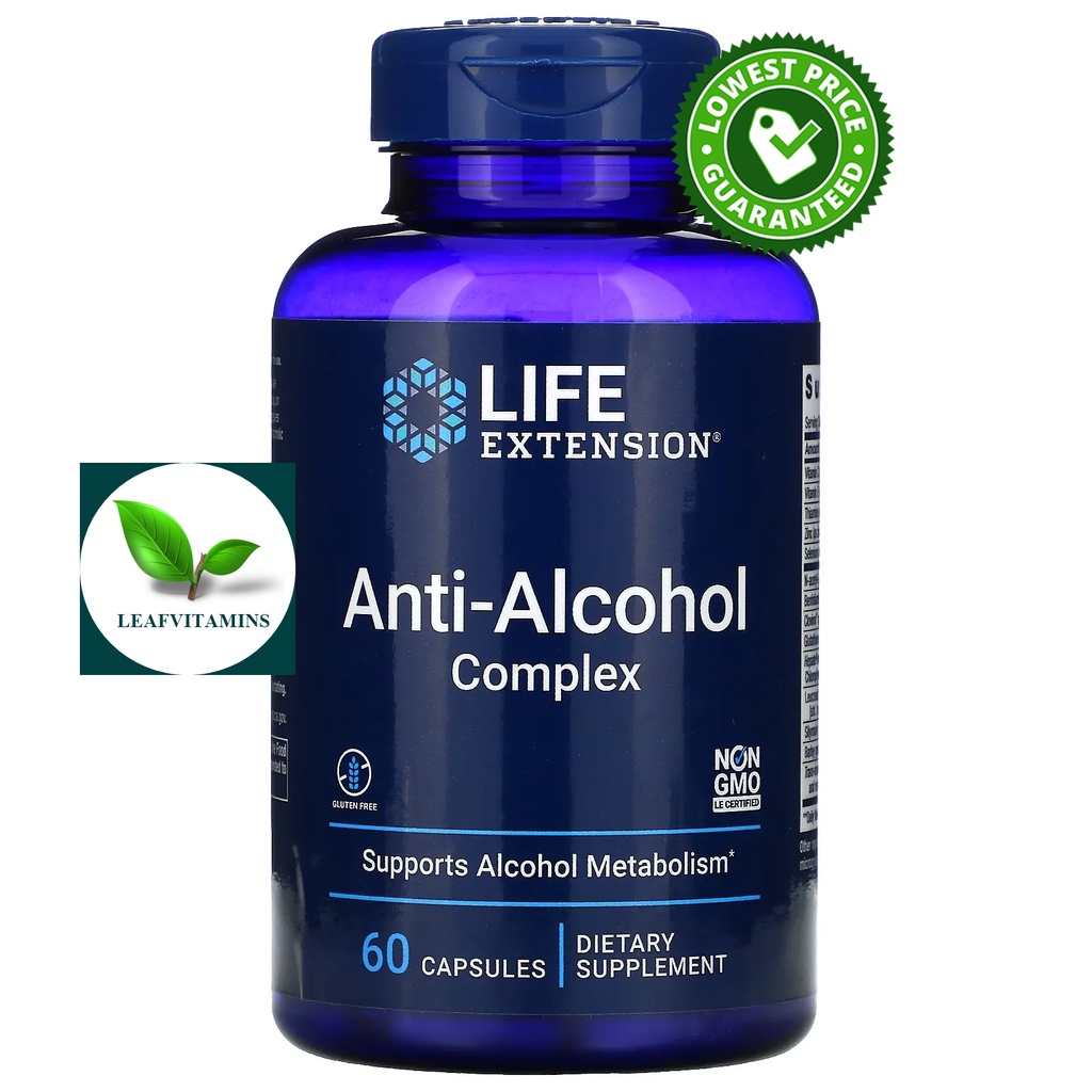 Life Extension Anti-Alcohol Complex / 60 Caps | Shopee Thailand