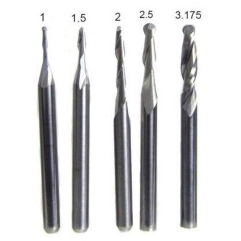 ดอกบอลโน็ต คาร์ไบด์ Endmill Ballnose Carbide ขนาด 1 / 1.5 / 2 / 2.5 / 3.175 mm. | Shopee Thailand