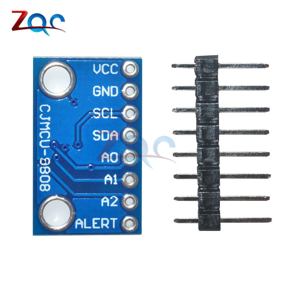6g9y High Accuracy Temperature Sensor MCP9808 I2C Breakout Board Module ...