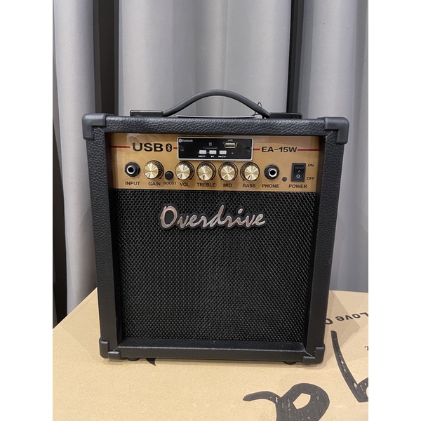 ตู้แอมป์ Amp กีต้าร์ไฟฟ้า กีต้าร์โปร่งไฟฟ้า Overdrive EA-15W - milk ...