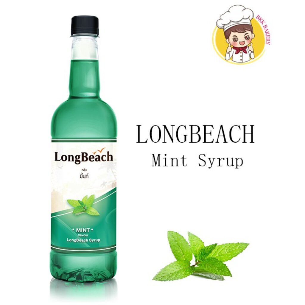 LongBeach syrup Mint Syrup ไซรัปรสมิ้นท์ | Shopee Thailand