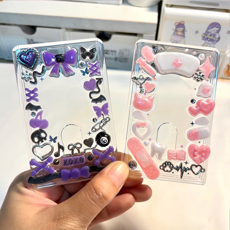 เฟรมการ์ดตกแต่ง toploader diy แจ้งเปลี่ยนสีตรงหมายเหตุ อ่านรายละเอียด ...