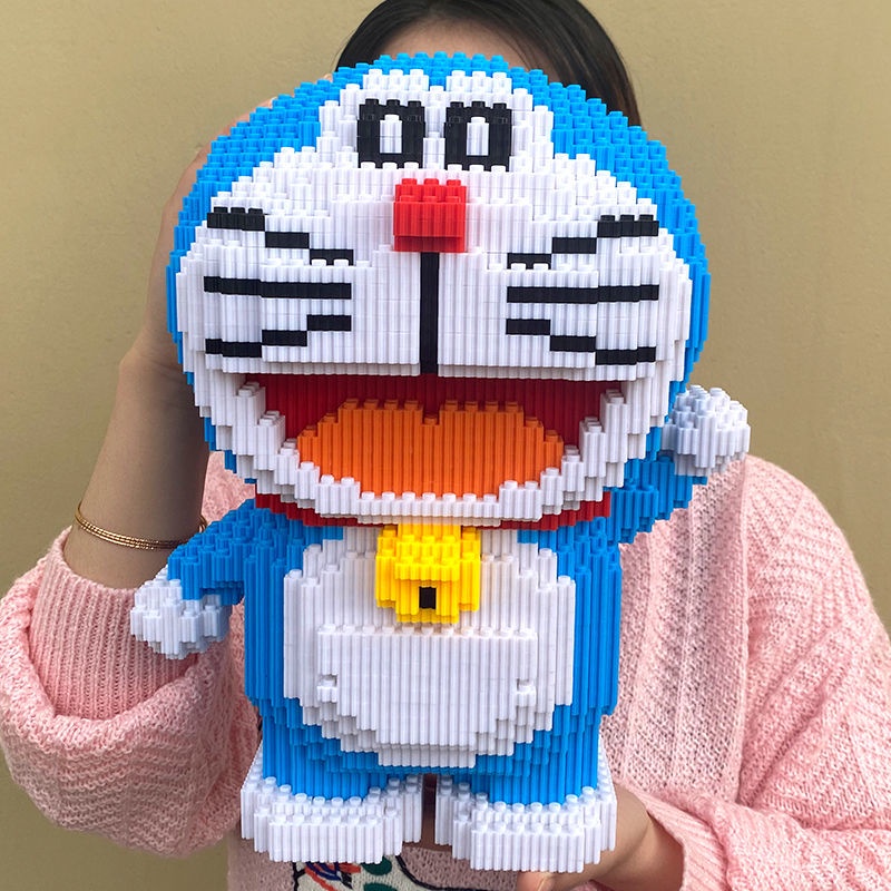 Doraemon micro-particle building blocks ผู้ใหญ่ที่มีความยากสูงเข้ากัน ...
