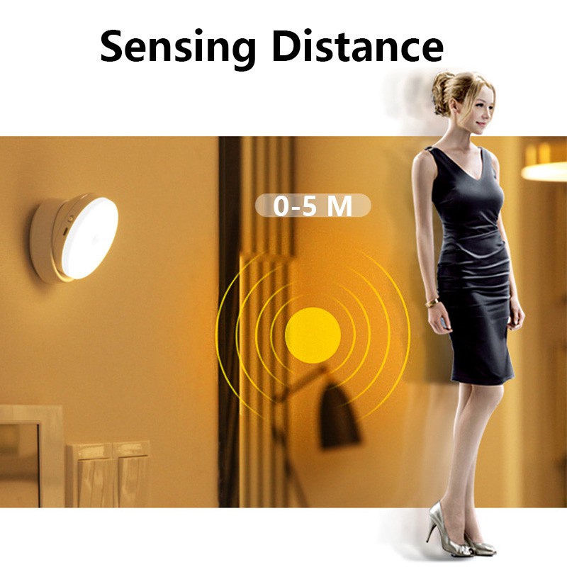 Smart Night Light Human Body Induction Night Light Bedroom Bedside ...
