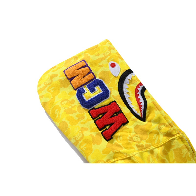 Bape yellow camo jacket hoodie Kanye Pharrell milo ianconnor ...