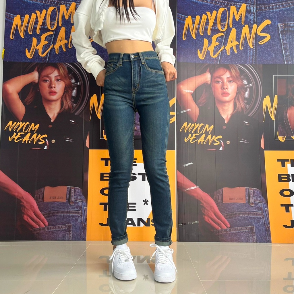 Niyom Jeans รุ่น WA5011 collection Summer กางเกงผู้หญิง ทรงสกินนี่ - niyomjeansbrands - ThaiPick