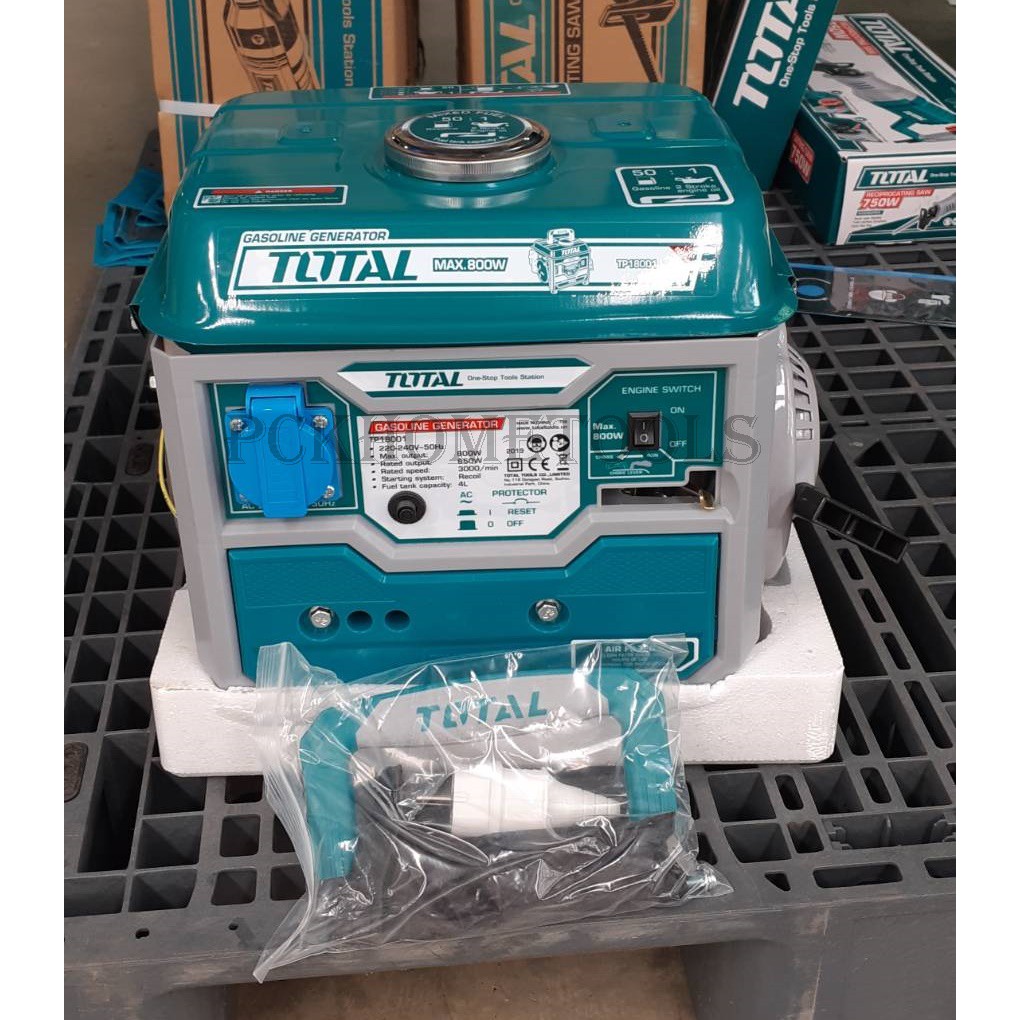 Total เครื่องปั่นไฟเบนซิน 2 จังหวะ 800 วัตต์ รุ่น TP18001 - plitools ...