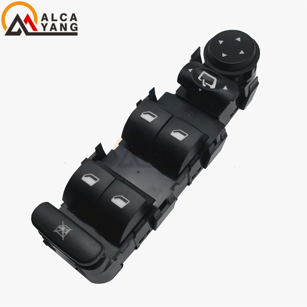 แผงสวิตช์หน้าต่างไฟฟ้า 9 Pin สําหรับ Citroen C4 2004-2010 6554.HA 6554 ...