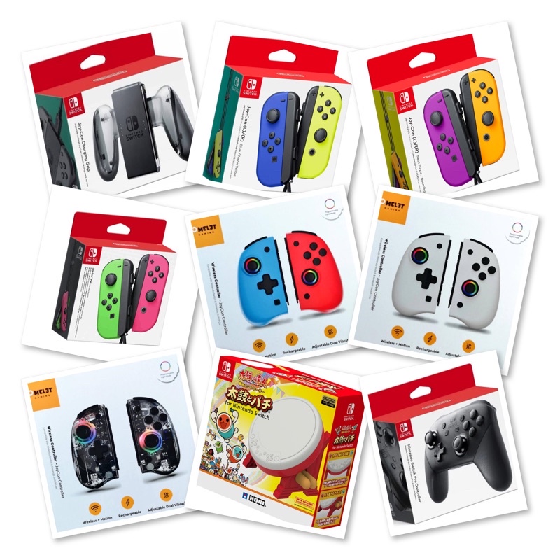 (มือ1 พร้อมส่ง) Joy Con nintendo switch ของแท้ มีหลายสี ใช้โค๊ดลด coin ...