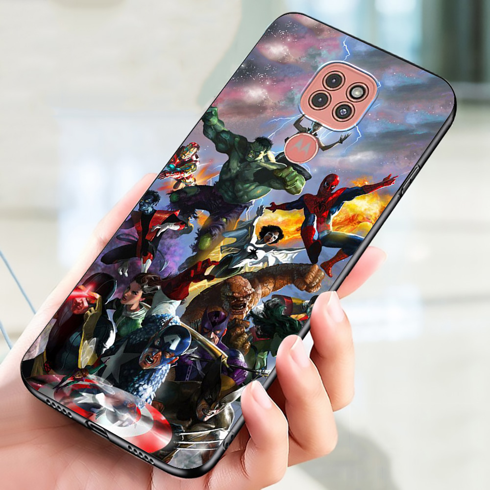 Lc91 เคสโทรศัพท์ซิลิโคนนิ่มลายซูเปอร์ฮีโร่สําหรับ Moto G 9 Power Plus