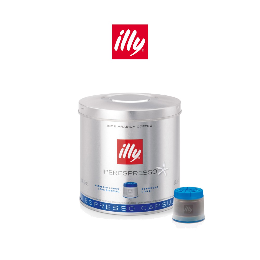 ILLY IPERESPRESSO COFFEE CAPSULES ESPRESSO LUNGO - 21 CAPSULES แคปซูลกาแฟ LUNGO - 21แคปซูล ...