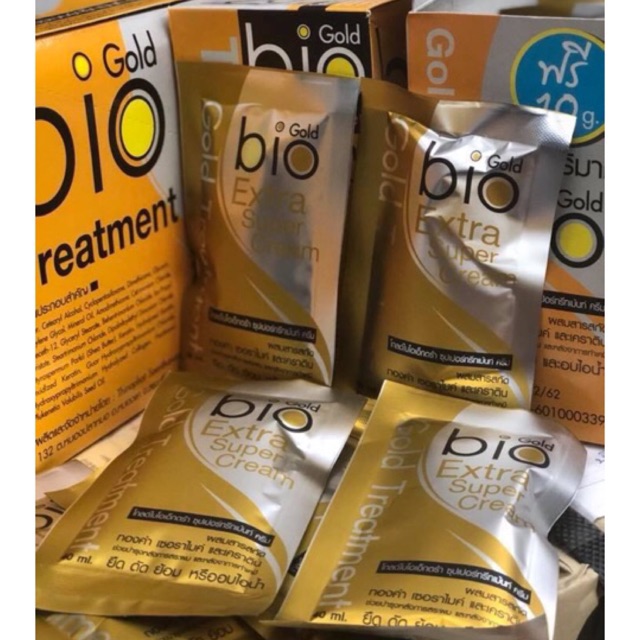 Bio Gold Extra Super Treatment Cream ครีมบำรุงเส้นผมโกลด์ไบโอเอ็กตร้า ...