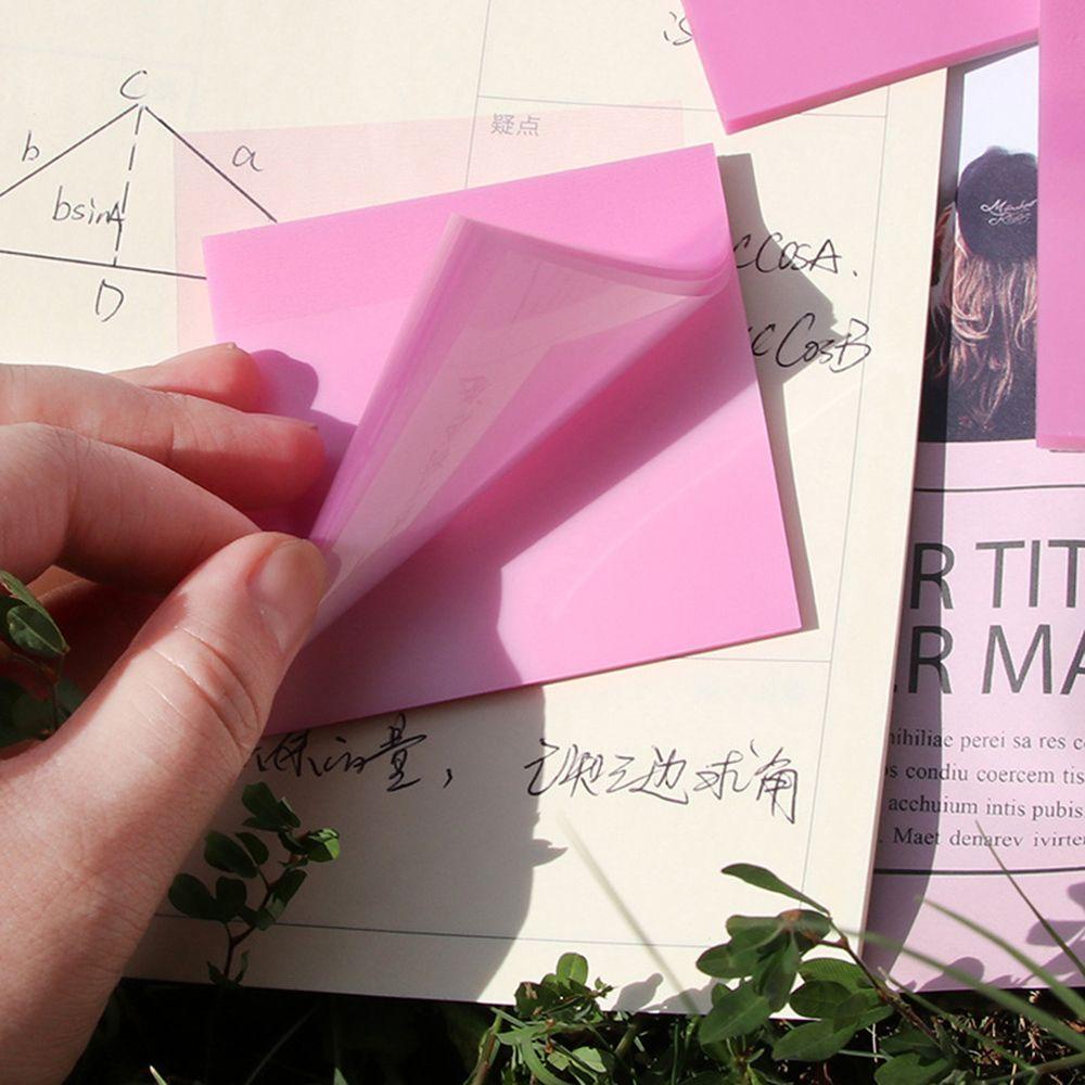 BANANA Creative Transparent Sticky Notes School Supplies Office Notepad ...