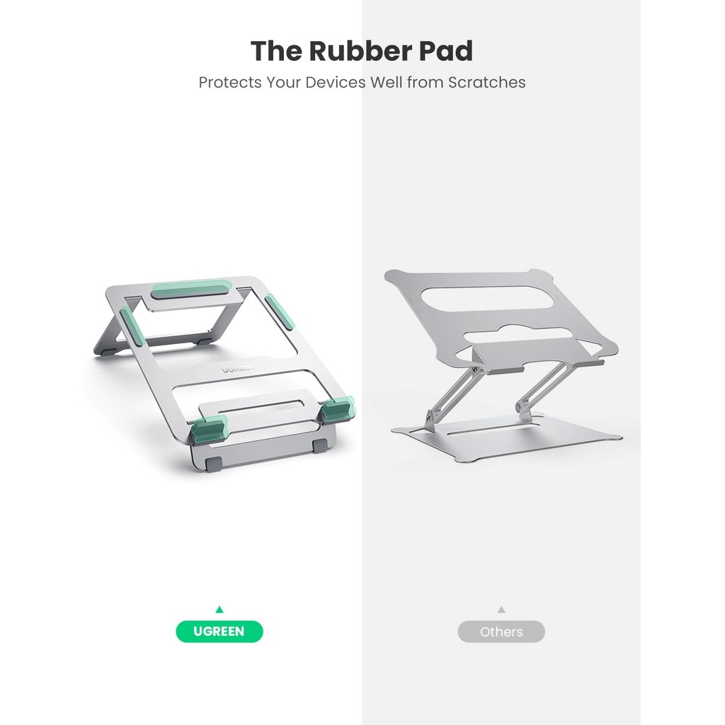 UGREEN Laptop Stand Adjustable Laptop MacBook Portable Foldable Laptop ...