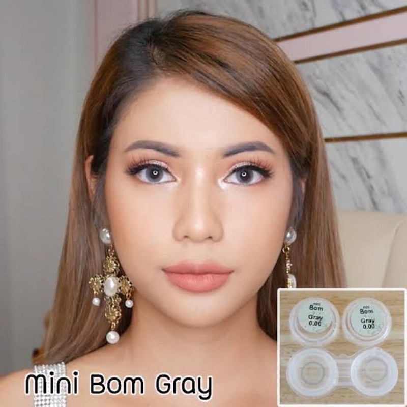 คอนแทคเลนส์มินิbom gray bom brown พร้อมส่งคอนแทคเลนส์ธรรมชาติราคาถูก ...
