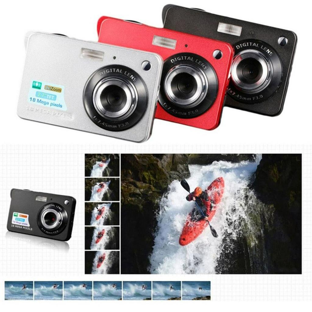 Mini Camera 2.7Inch TFT LCD Display 18MP 1080P 8x Zoom Digital Camera ...