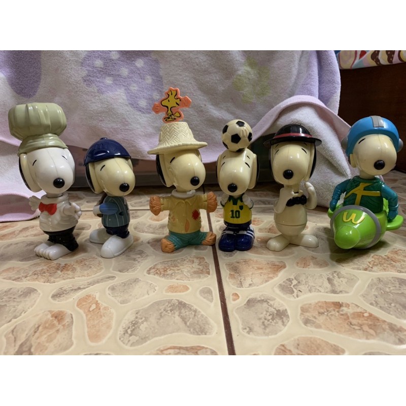 McDonald Snoopy 6 ตัว | Shopee Thailand