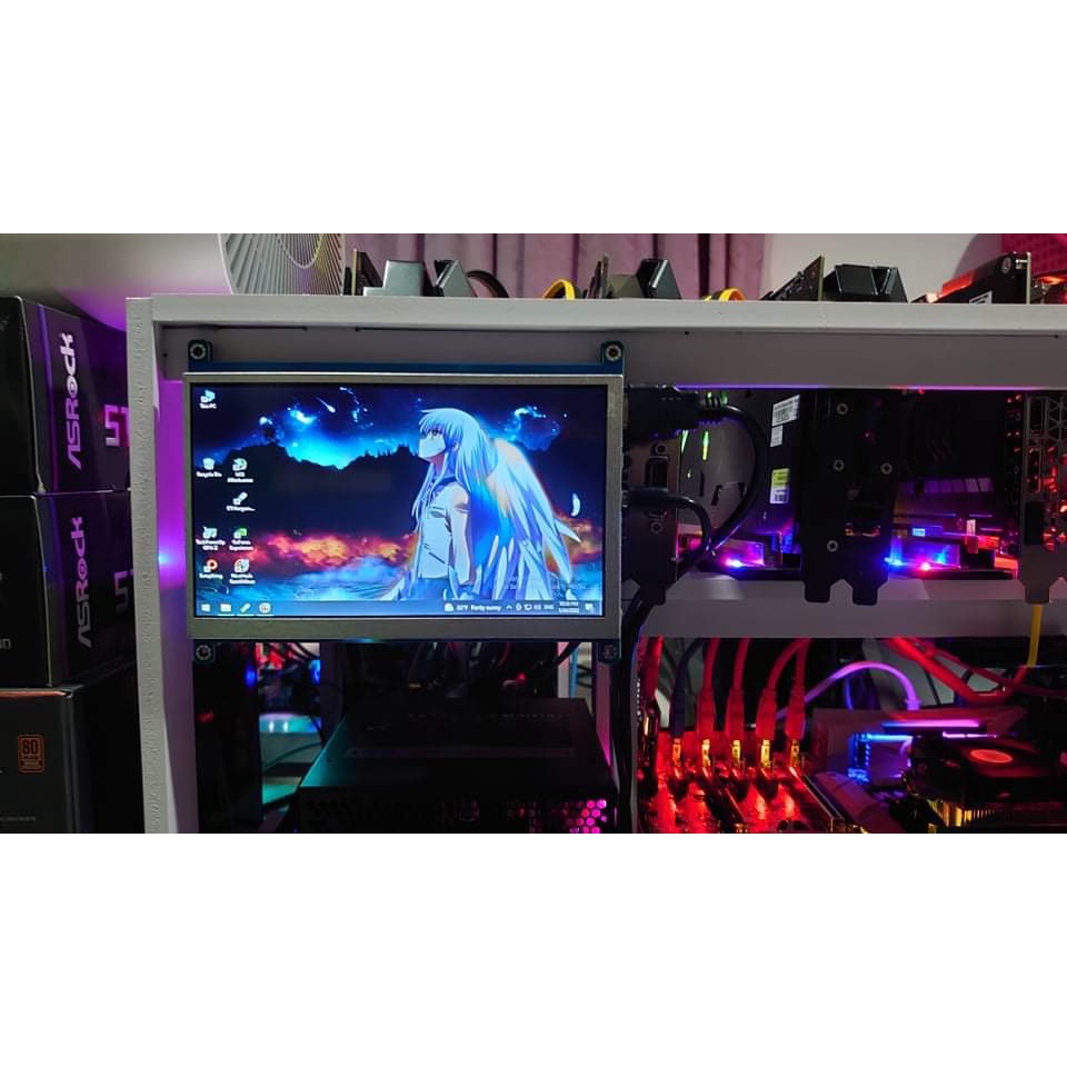 จอ Bitcoin กล้องวงจรปิด lcd 7นิ้ว ทัชสกรีน สําหรับ Windows Linux Mac raspberry 1024x600 ...