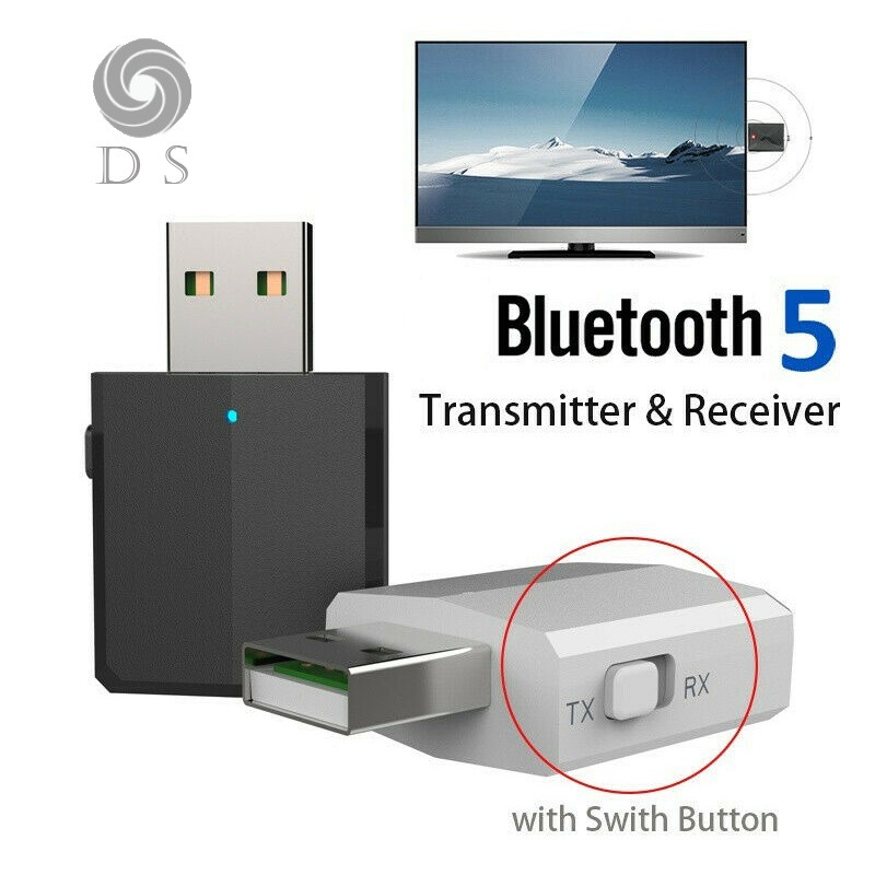 อะแดปเตอร์ USB Bluetooth 5.0 Music Audio Receiver Transmitter Wireless ...