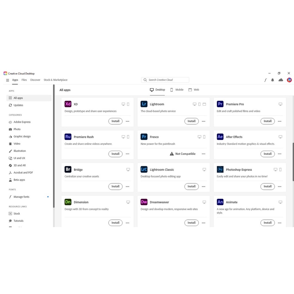 Adobe Creative Cloud All App รายปี ลิขสิทธิ์แท้ 1-Year License Genuine - rungthiwa95 - ThaiPick