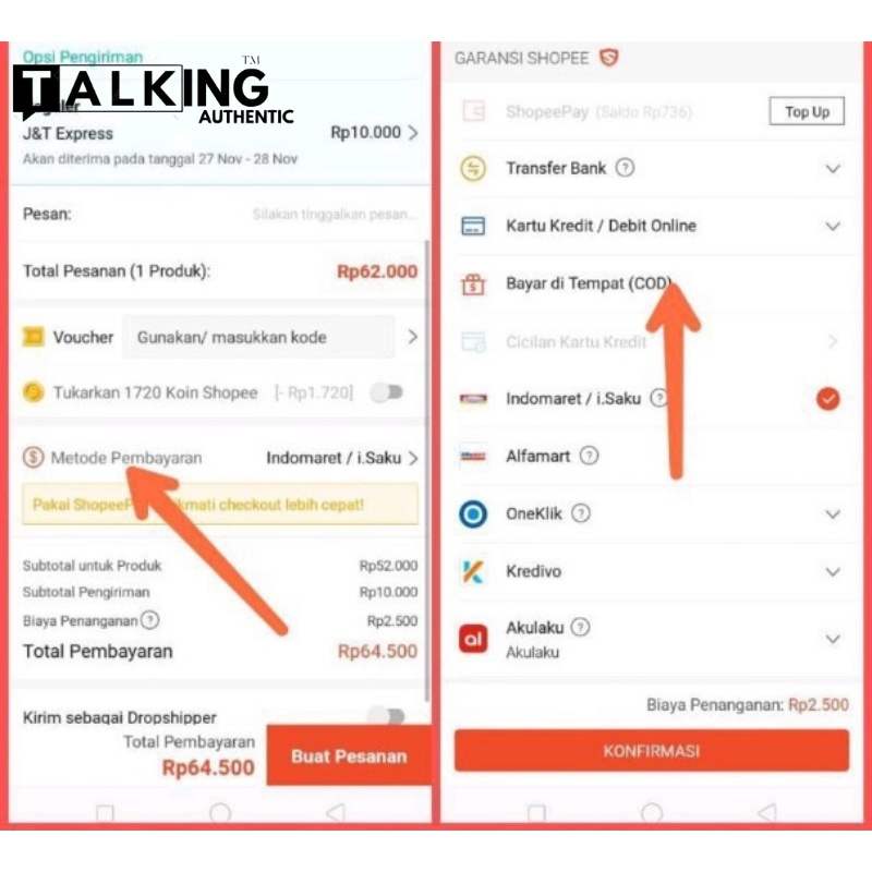 ของแท้ เสื้อกันหนาว คอกลม ลาย Distro TALKING AUTHENTIC Motif LEST TALK ...
