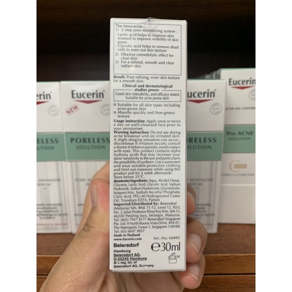 Exp.2024 Eucerin PORELESS SOLUTION PORE MINIMIZER SERUM 30ml. - jamila ...