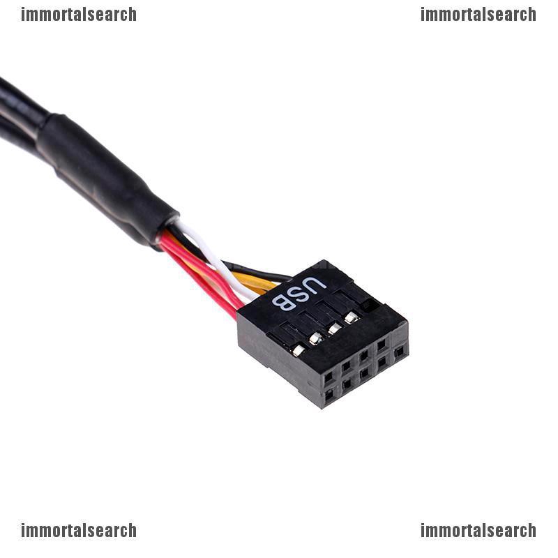 【Ice ) 9 Pin Usb Header Male 1 To 4 Female อะแดปเตอร์แยกขยายสายเคเบิ้ล ...