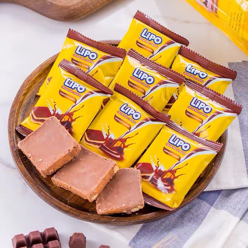ขนมLipo( cream egg cookies )มี5รสให้เลือก ขนมขึ้นชื่อของเวียดนาม คุกกี้ ...