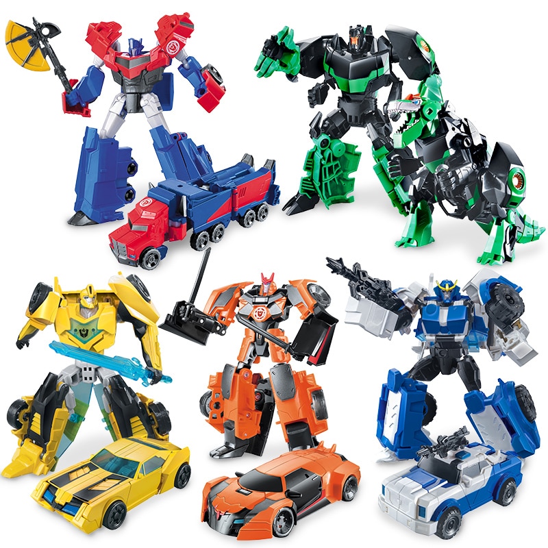 18cm Transformation Toys Robot Dinosaur Car Autobot Model Action Figure ...