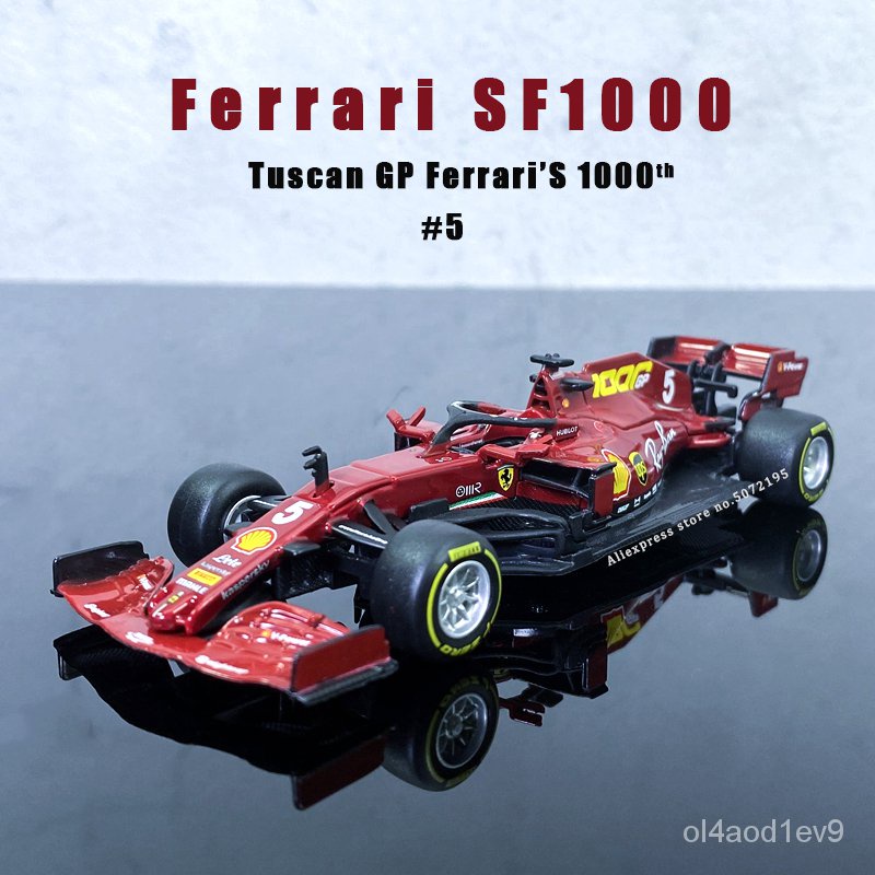 Bburago 1:43 2020 Ferrari F1 SF1000 5 16 Ferrari Team 1000 Memorial ...