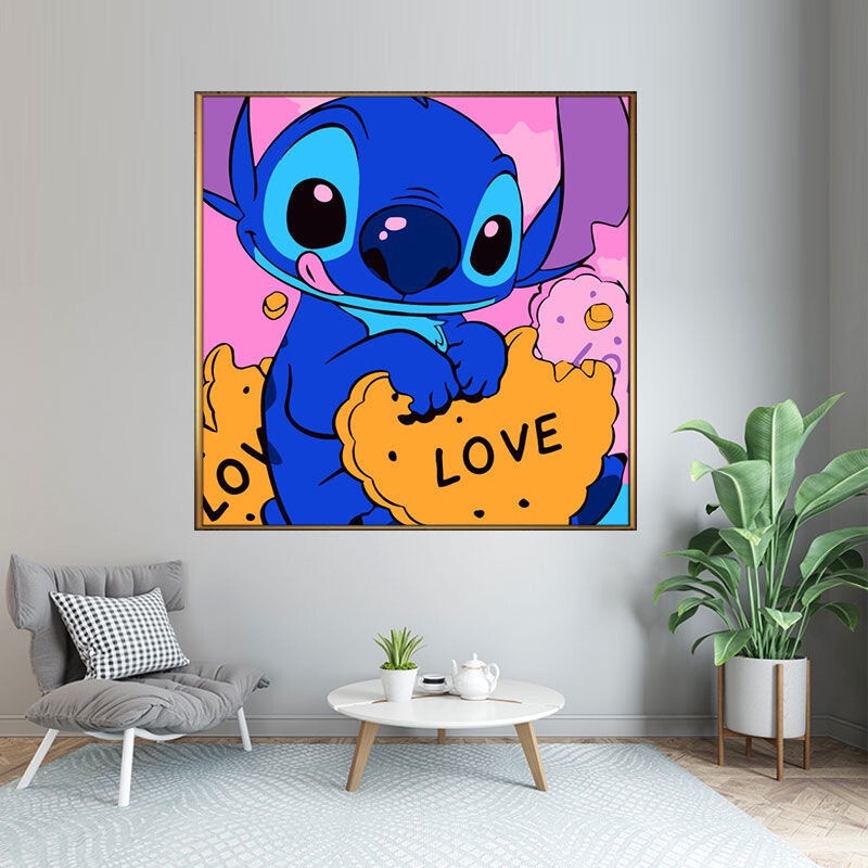 鸣朗 กรอบ5dภาพวาดเพชรเพชรเต็มการ์ตูนอะนิเมะมิยาซากิ Junlong Cat ห้องนั่งเล่นจุดเจาะปักครอสติ2020 ...