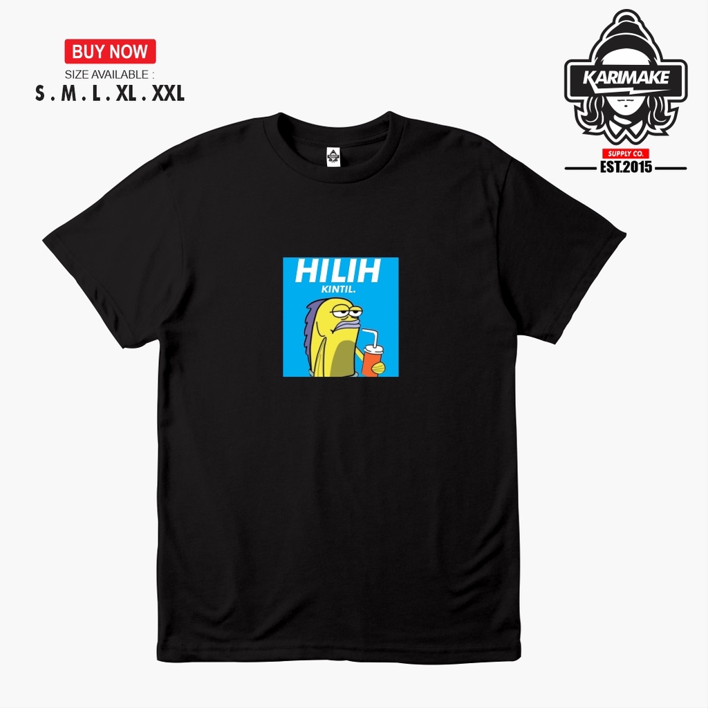 เสื้อยืดพิมพ์ลาย Spongebob NAT PETERSON MEME HALAH BACOT HILIH KINTIL ...