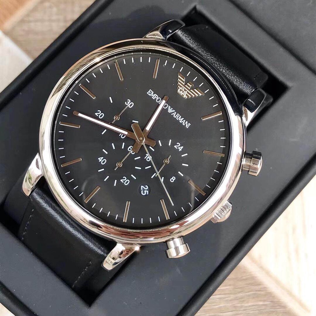 SALE นาฬิกาผู้ชาย นาฬิกาข้อมือผช นาฬิกาผช Mens Emporio Armani ...