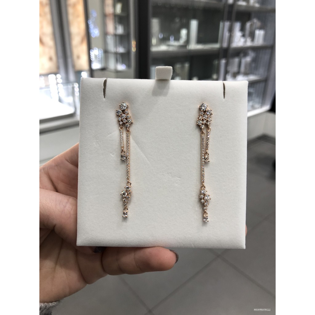 Counter Swarovski Night Sky ต่างหูรูปดาวท้องฟ้า5486635ต่างหูกระดุมเงินส ...