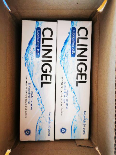 Clinigel Lubricating Jelly 50 g. คลินิเจล เจลหล่อลื่น 50 กรัม | Shopee ...