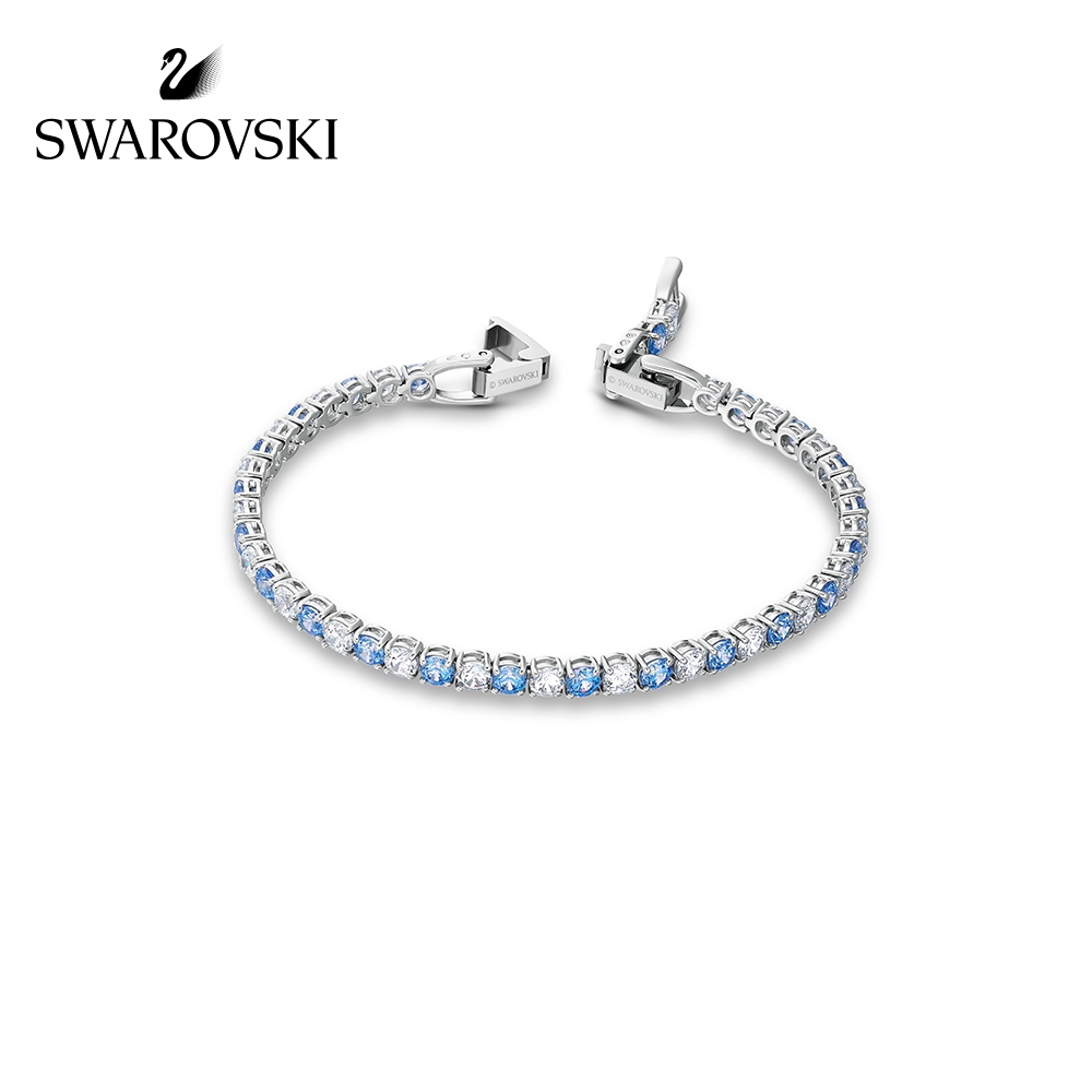 Swarovskiสร้อยข้อมือลูกเทนนิส Swarovski Dlx 125 Th - 2pslisqdbf - ThaiPick