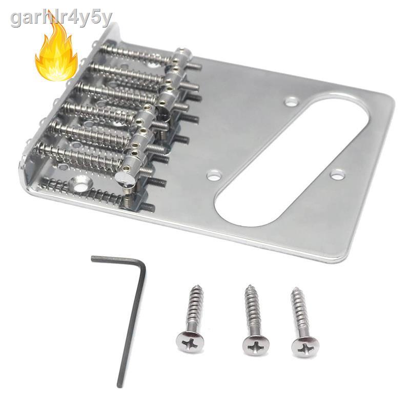 ℡Vintage Style 6 Strings Saddle Top Loader Bridge for Tele Telecaster ...