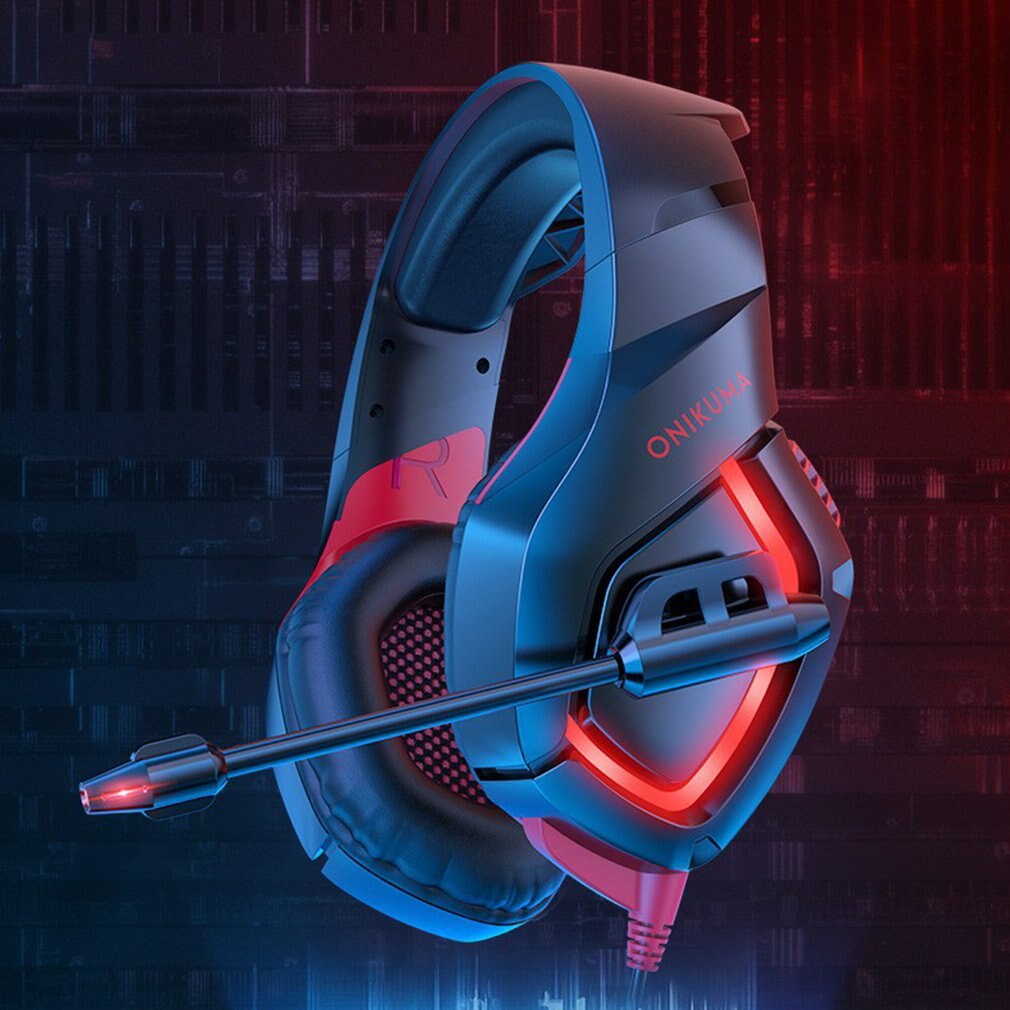 Onikuma K1B ไฟ Led สีแดงสีดํา Rgb3.5 มม. สําหรับใส่สบาย - 0794wwu2x3 - ThaiPick