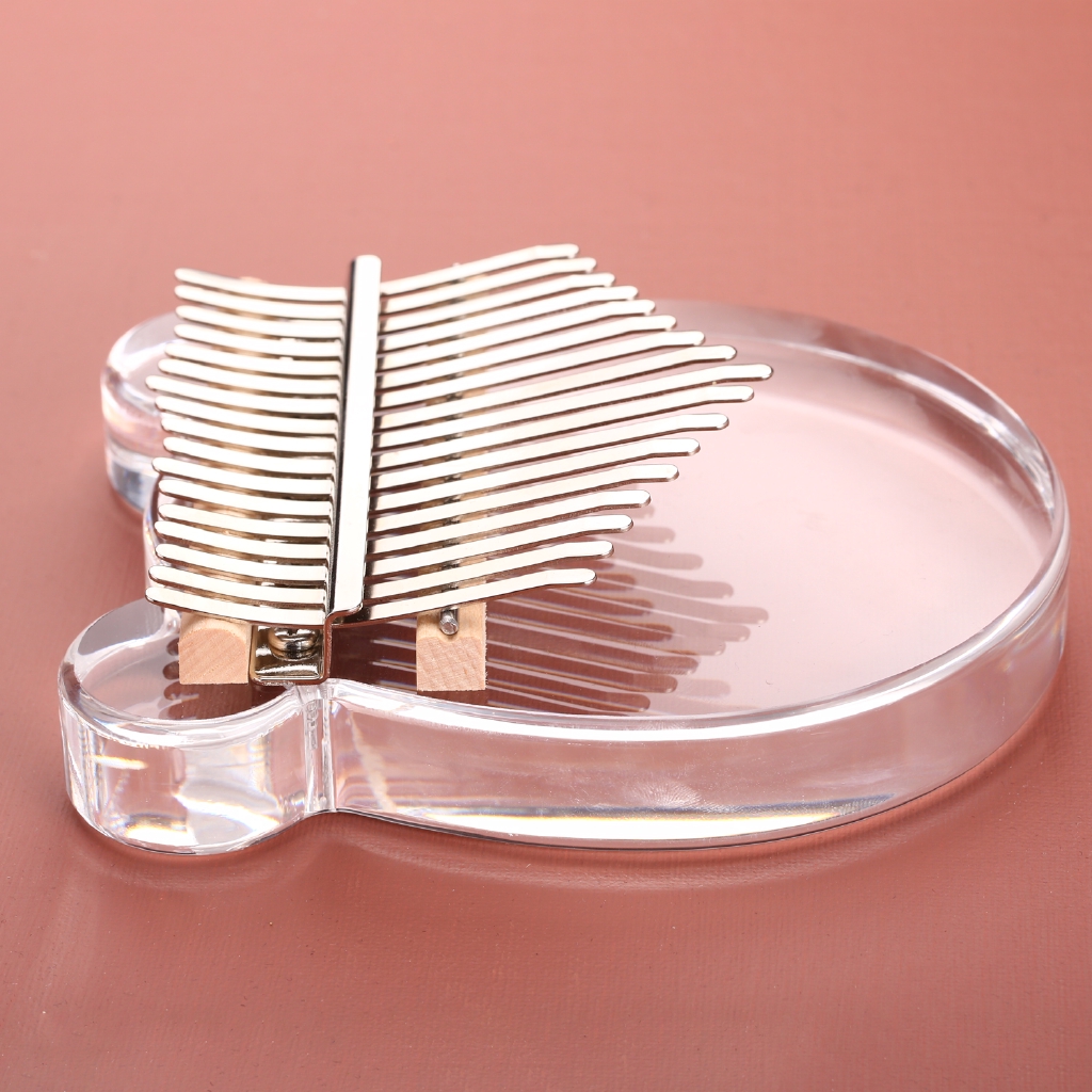 17 Keys Crystal Kalimba African Thumb Transparent Finger Piano Acrylic ...
