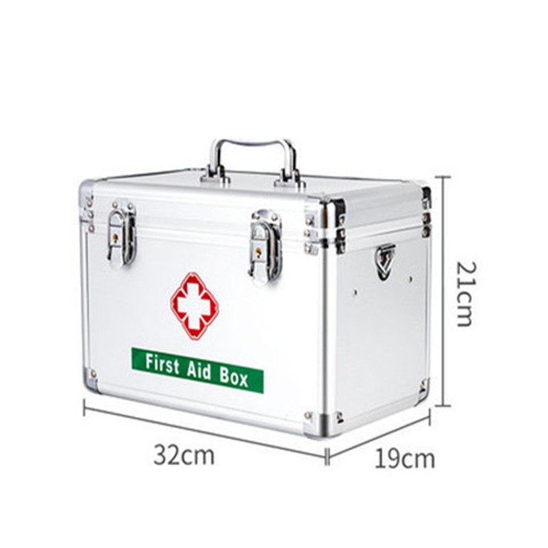 ชุดปฐมพยาบาล：First aid kit Medical Box Emty first aid kit box aluminum ...