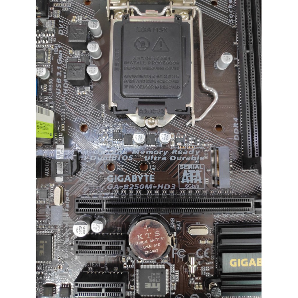 MAINBOARD (เมนบอร์ด) 1151 GIGABYTE GA-B250M-HD3 มือสอง - domcomp007 ...