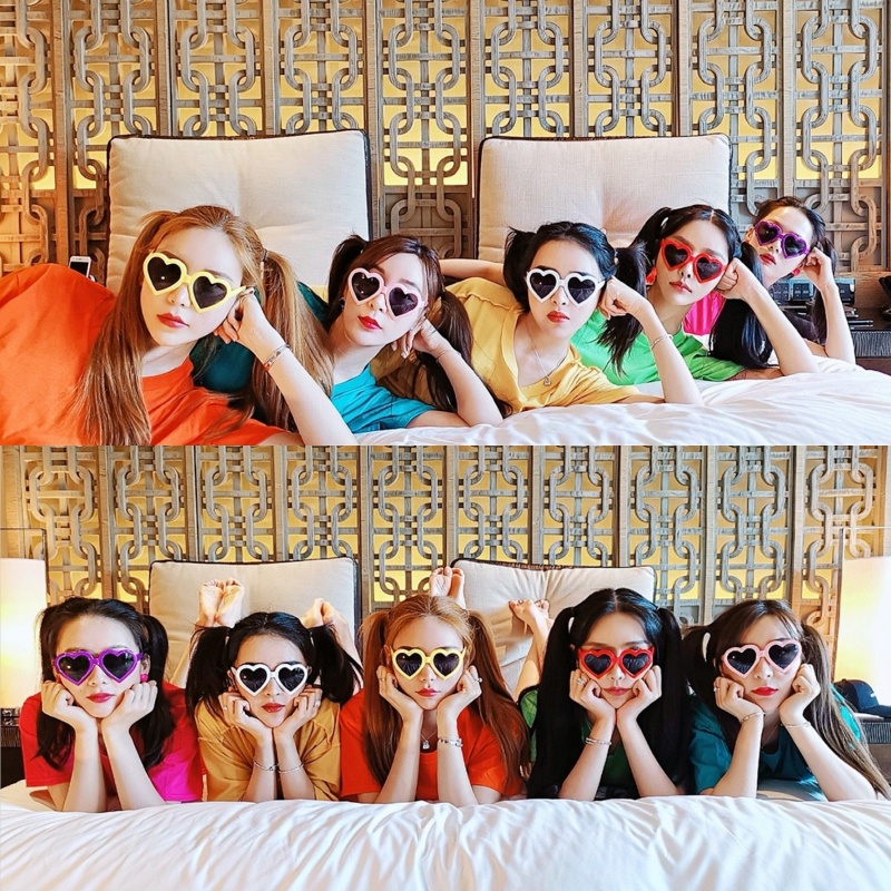 Magic789 Ins แว่นตากันแดด รูปหัวใจน่ารัก อินเทรนด์ ตลก พร็อพถ่ายภาพ ชายหาด แว่นตากันแดด พีช ...