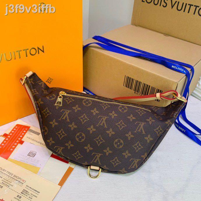 พร้อมส่ง ถ่ายรูปสวย Louis Vuitton Classic Waist Bag 43644 100 Original ...