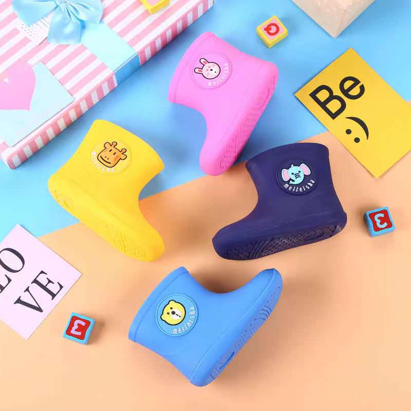 OK SHOPรองเท้าบูทสั้นกันฝน ลายการ์ตูนสัตว์ NO.688 - I-GOU shop - ThaiPick
