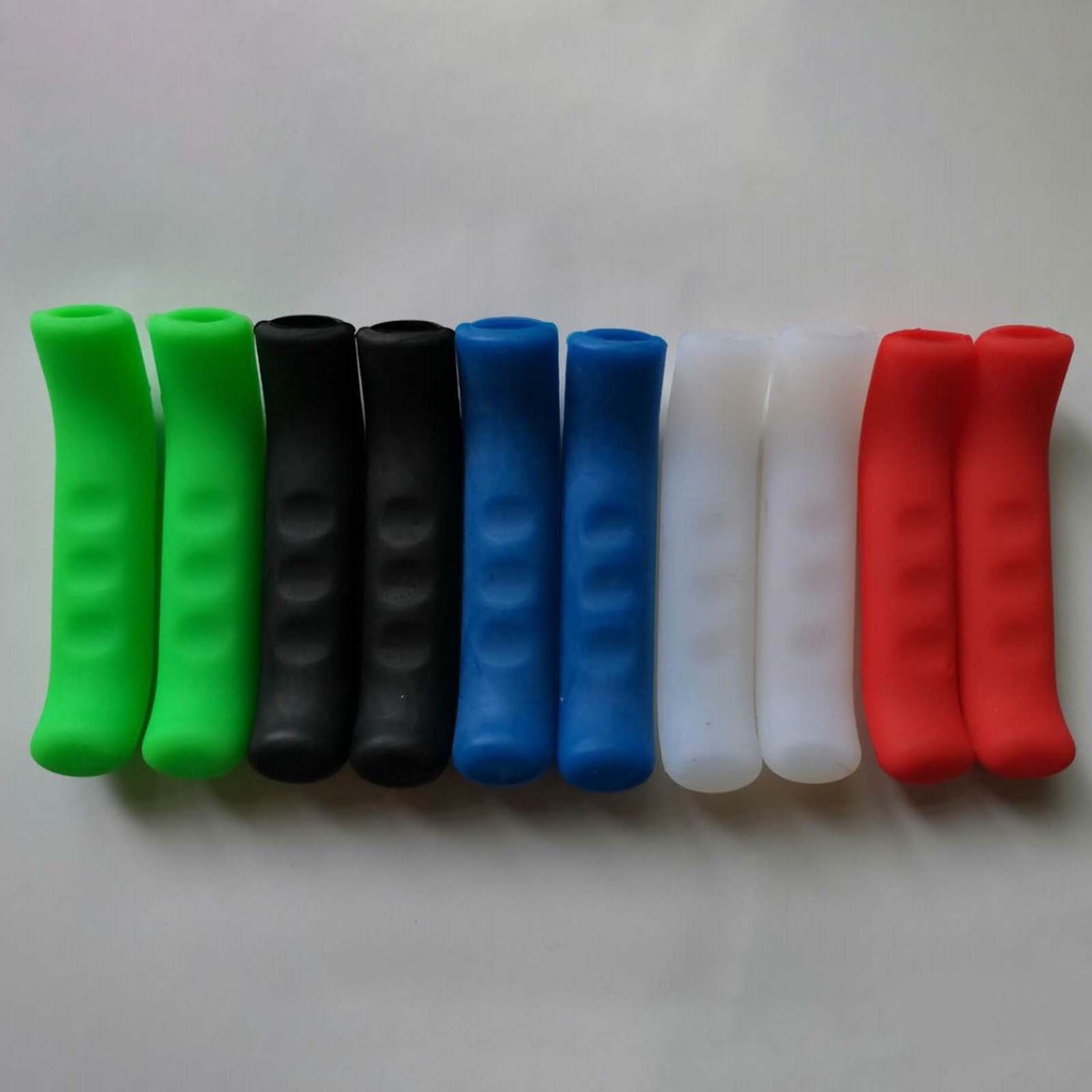 Moon_1Pair Brake Cover Bright Color Anti-slip Silicone Bicycle Brake ...