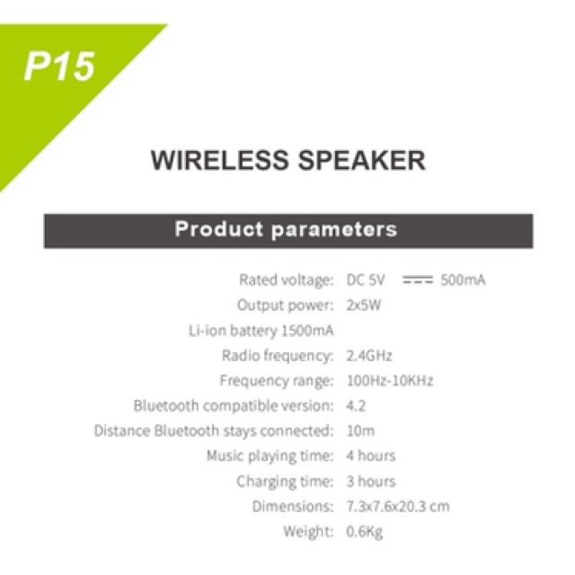 ลำโพงบลูทูธกันน้ำกันฝุ่น iPX6 Hopestar P15 Bluetooth speakers B1tc - ramqqxp4_i - ThaiPick