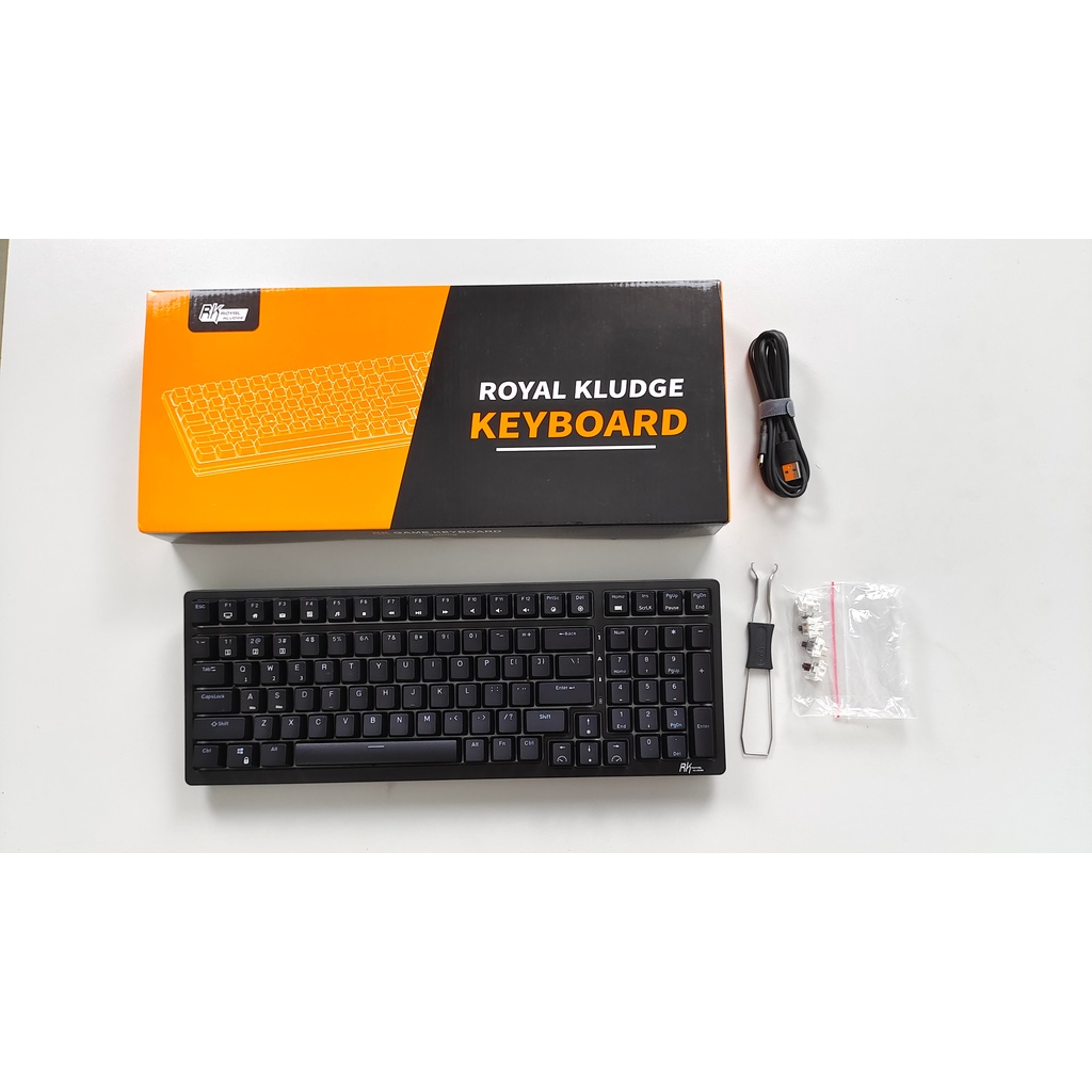 Royal Kludge RK98 Hot-swappable Wireless Mechanical Keyboard with ...