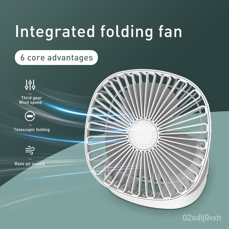 Okk2 Ready StockFoldable Desktop Fan USB Charging Portable Mobile Fan ...